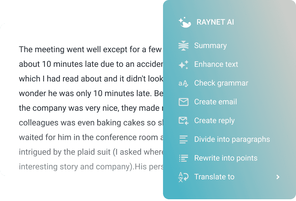 RAYNET CRM Features - Everything You Need in One Place