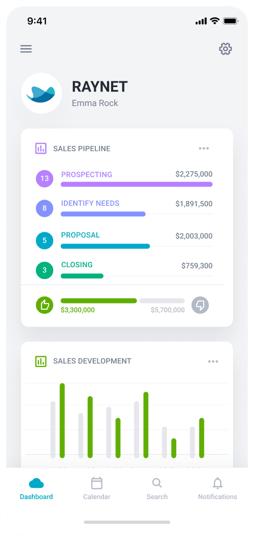 RAYNET CRM Features - Everything You Need in One Place